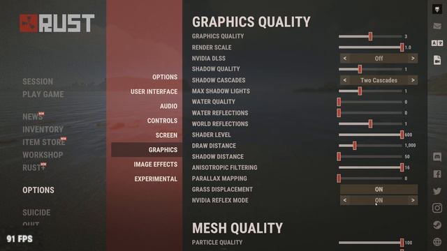 RUST Оптимизация 2022. Как увеличить FPS и получить топ картинку