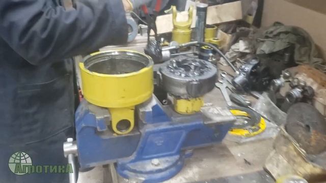 Ремонт муфты карданного вала: замена шлицевой части муфты