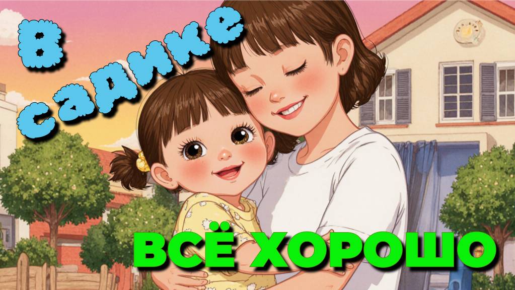 В садике всё хорошо | Добрая песня про детский сад для малышей | Музыка для детей 2–6 лет