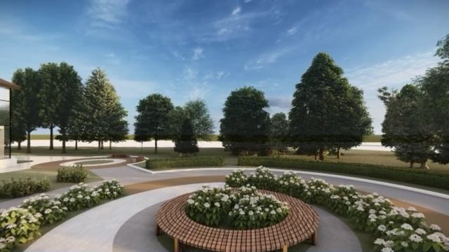 Визуализация проекта Мемориального комплекса исторического центра Мокшана