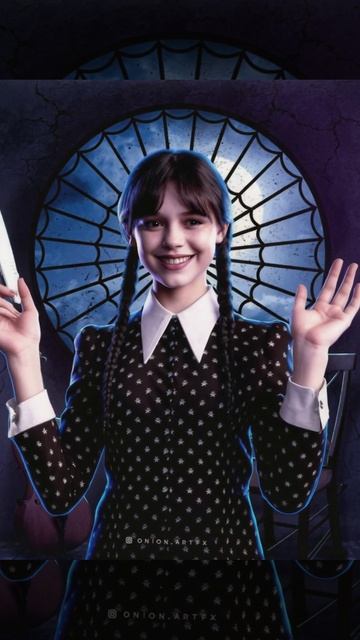 Уэнсдей с ножом генерация нееросетей