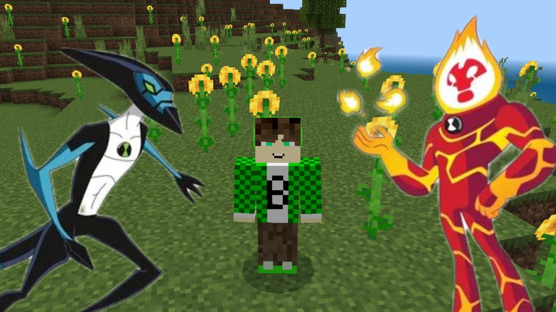 Я добавил часы БЕН 10 в Майнкрафт!