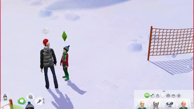 Симс 4 Снежные просторы часть 1