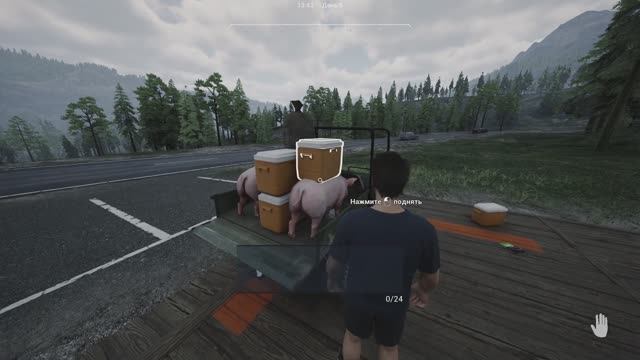 #2 Ranch Simulator. СОЛО заработок миллиона за 100 дней без трудностей! Марафон. 1 - 5 день