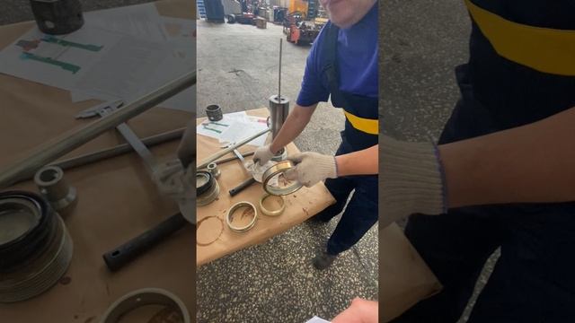 Замена пакета уплотнения на насосах