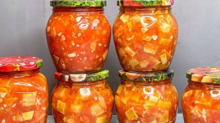 Салат из ТЫКВЫ  "ПАЛЬЧИКИ ОБЛИЖЕШЬ", ну очень вкусная заготовка