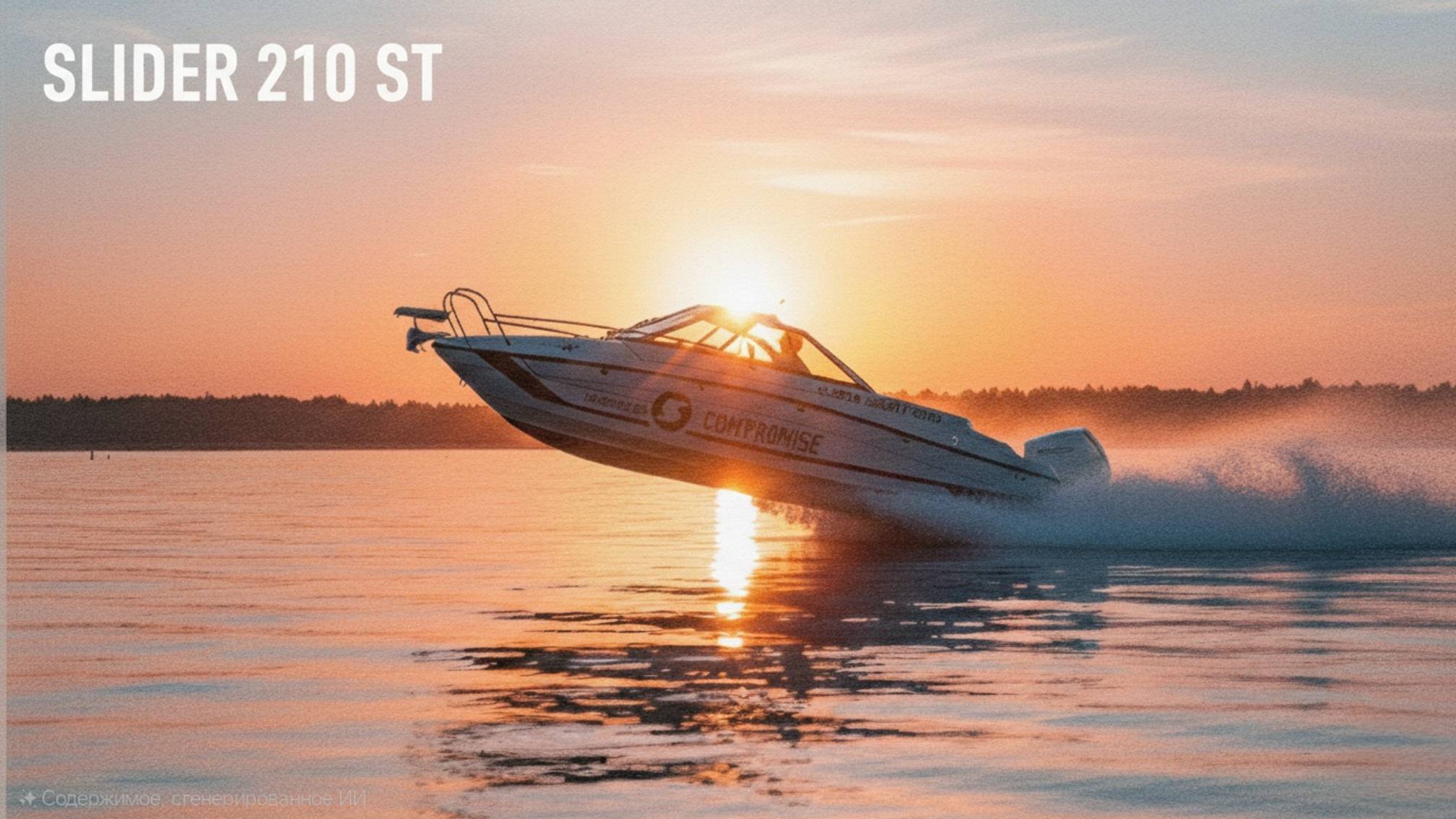 Slider 210 ST - "Молния Маккуин" на воде