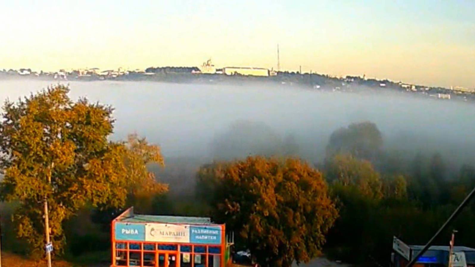 Осенний утренний туман около Владимира 11.09.2025