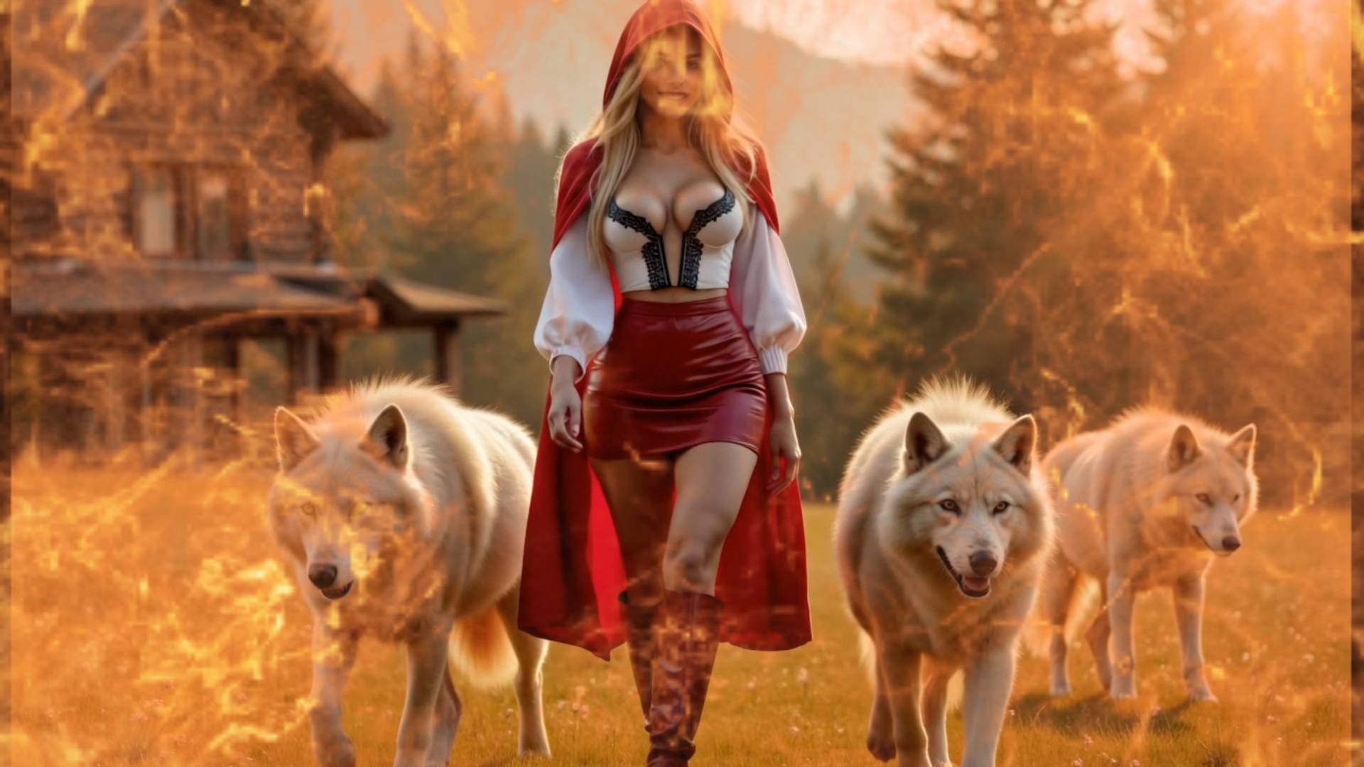 ✨ Красная Шапочка: Тайна Леса // Романтическая фэнтези-сказка ✨