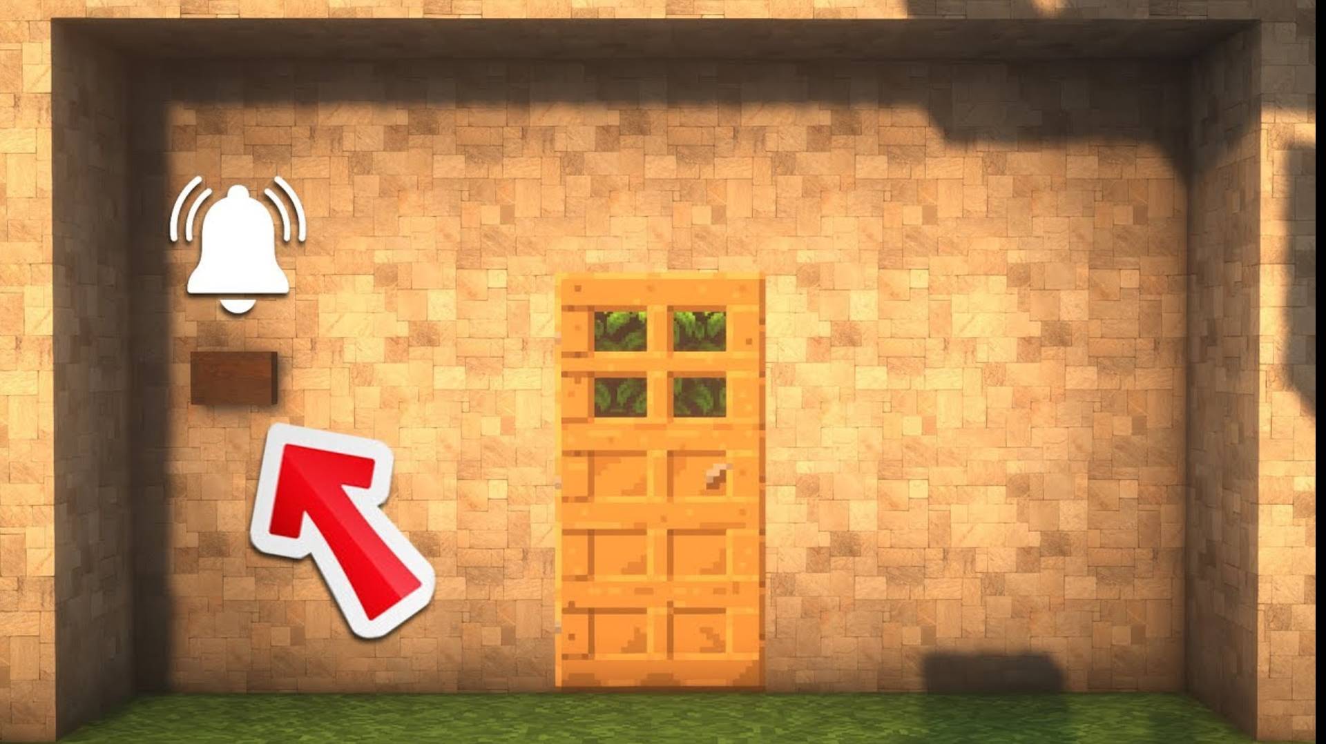 КАК ПОСТРОИТЬ ДВЕРНОЙ ЗВОНОКВ МАЙНКРАФТЕ 🔔