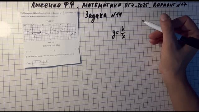 Вариант № 17. Задача № 6-14. Математика ОГЭ-2025 под ред Лысенко Ф.Ф.