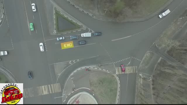 Как сдать экзамен ГИБДД с первого раза_ Перекрёсток у Танка. Разбор ошибок