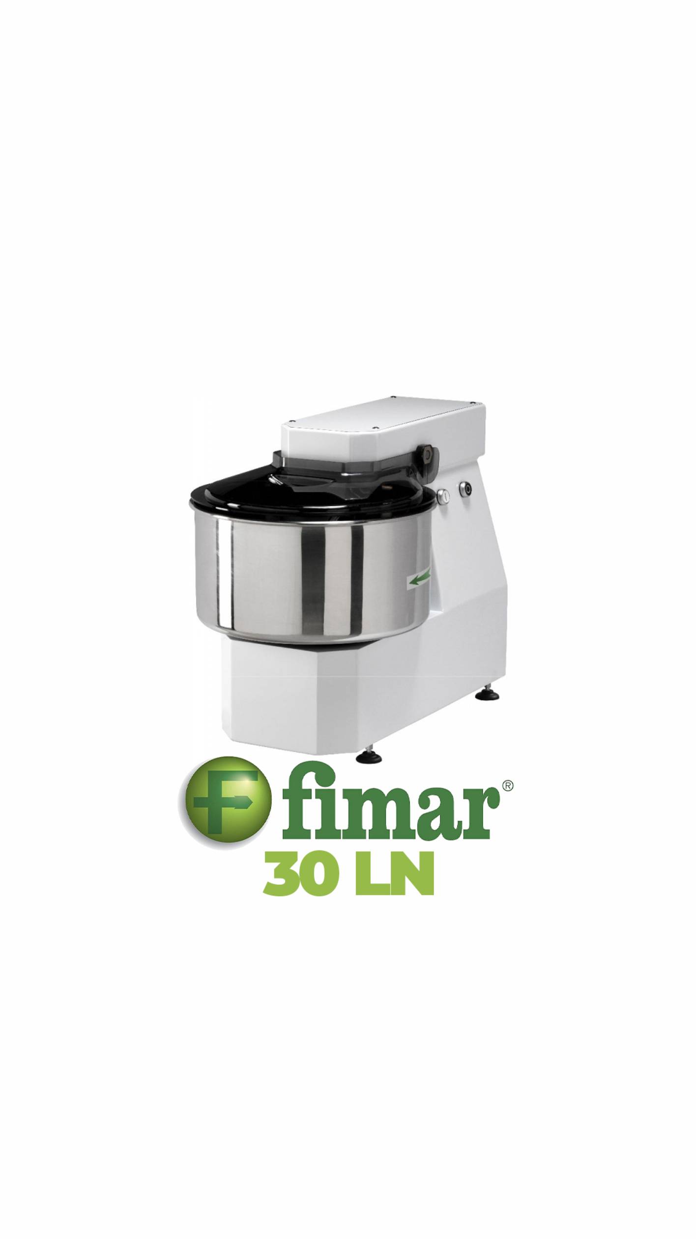 Fimar 30LN — это надёжный тестомес для стабильной и быстрой работы