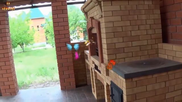 Открытие сезона   Мангал-печь под казан.