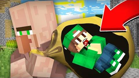 ЗАЧЕМ ЖИТЕЛЬ ПОХИТИЛ МЕНЯ В МАЙНКРАФТ Риколит Minecraft