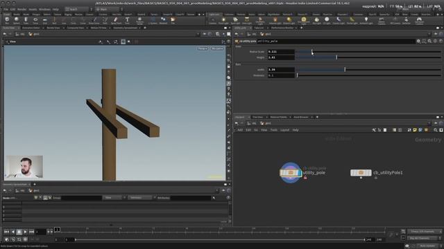 PROCEDURAL MODELING ELECTRIC POLE