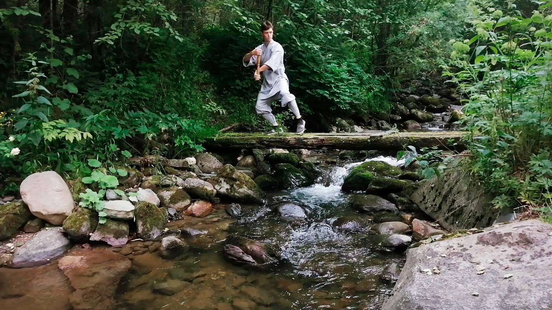 Цигун и тайцзи с жезлом Бань | Заповедное Искусство