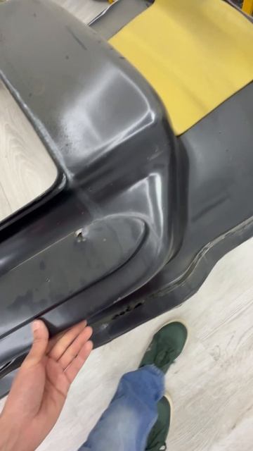 Процесс восстановления пластика