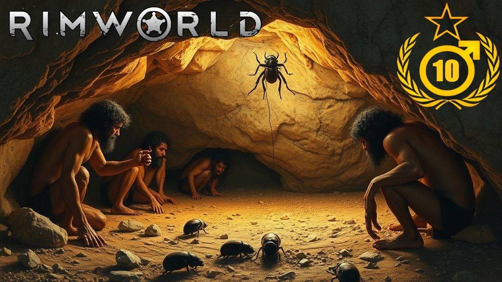 Фатальное Логово Жуков #10 Племя Неандертальцев  Rimworld