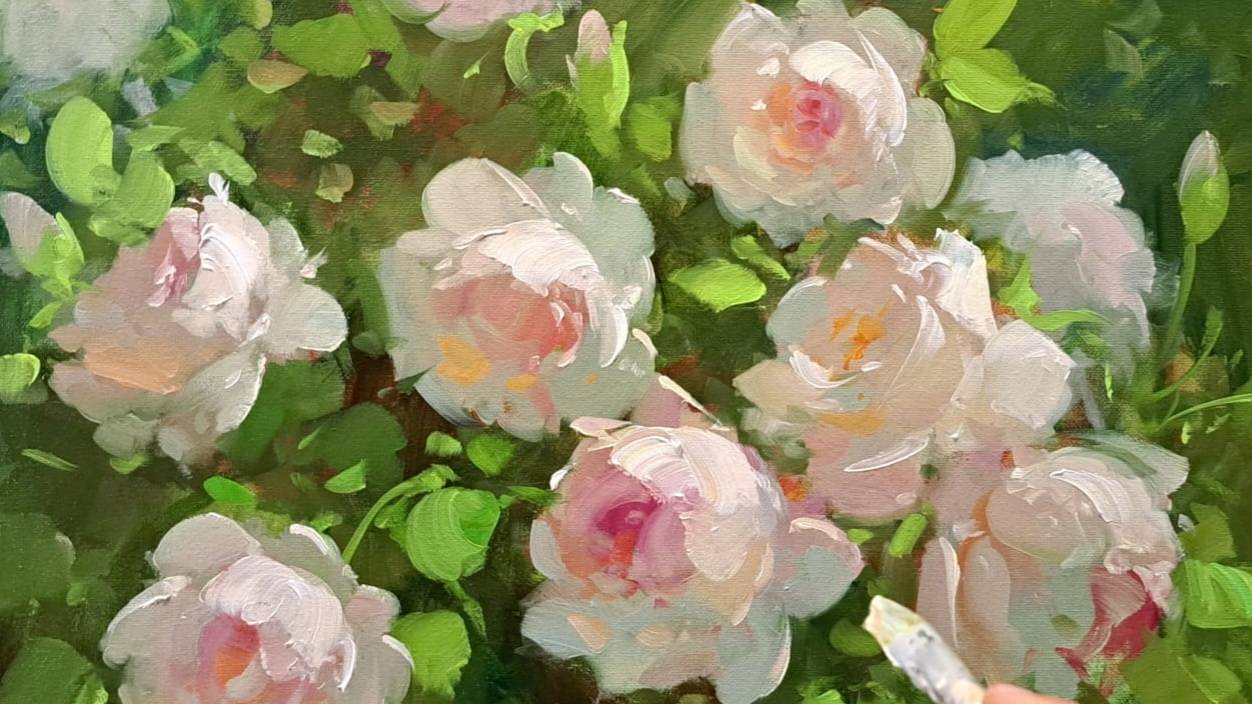 Я пишу розы.