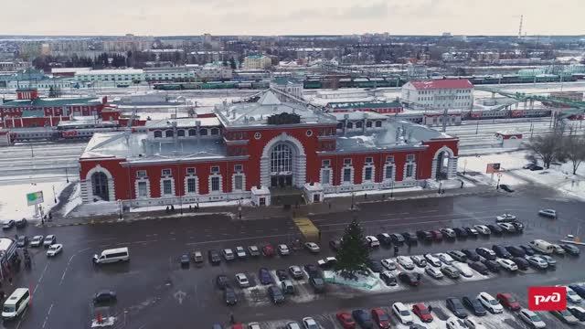 Курск. Железнодорожный вокзал.