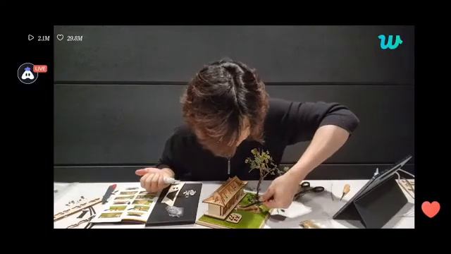 PART 3 BTS JIMIN LIVE ON WEVERSE 2022 09 27 ENG SUB  Jimin doing Crafting live #live #bts #jimin
