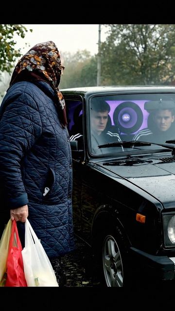 Сарказм - "Громкая музыка из машины".