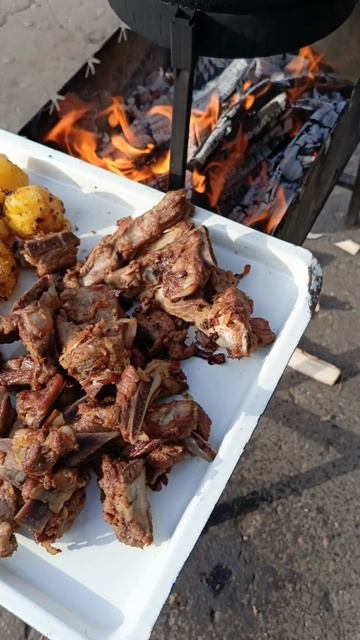 Готовим блюдо "Казан-кебаб". Быстро, сытно и очень вкусно🤤