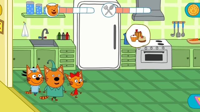 три кота|финансы|у папы на работе|часть 3