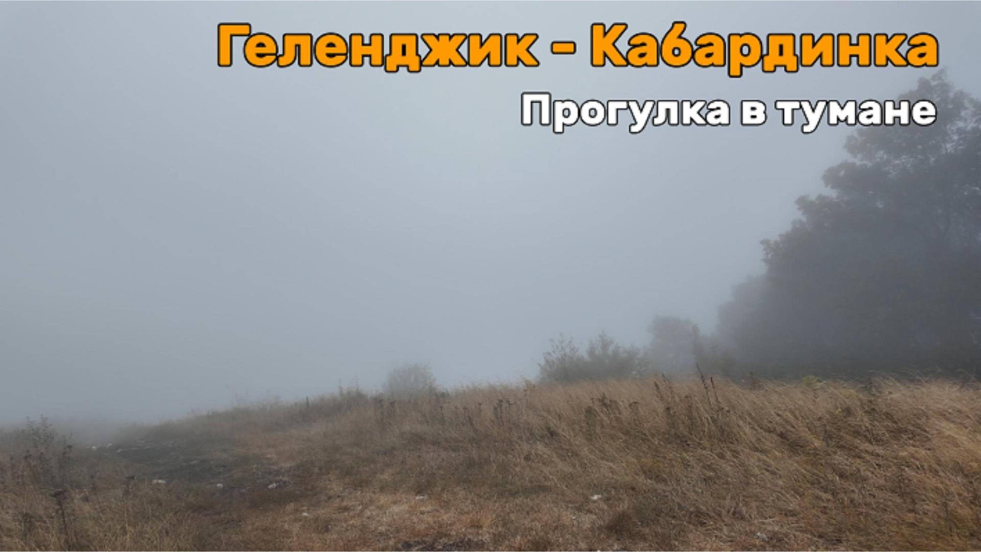 Хребет Маркотх. Попали в туман в горах.