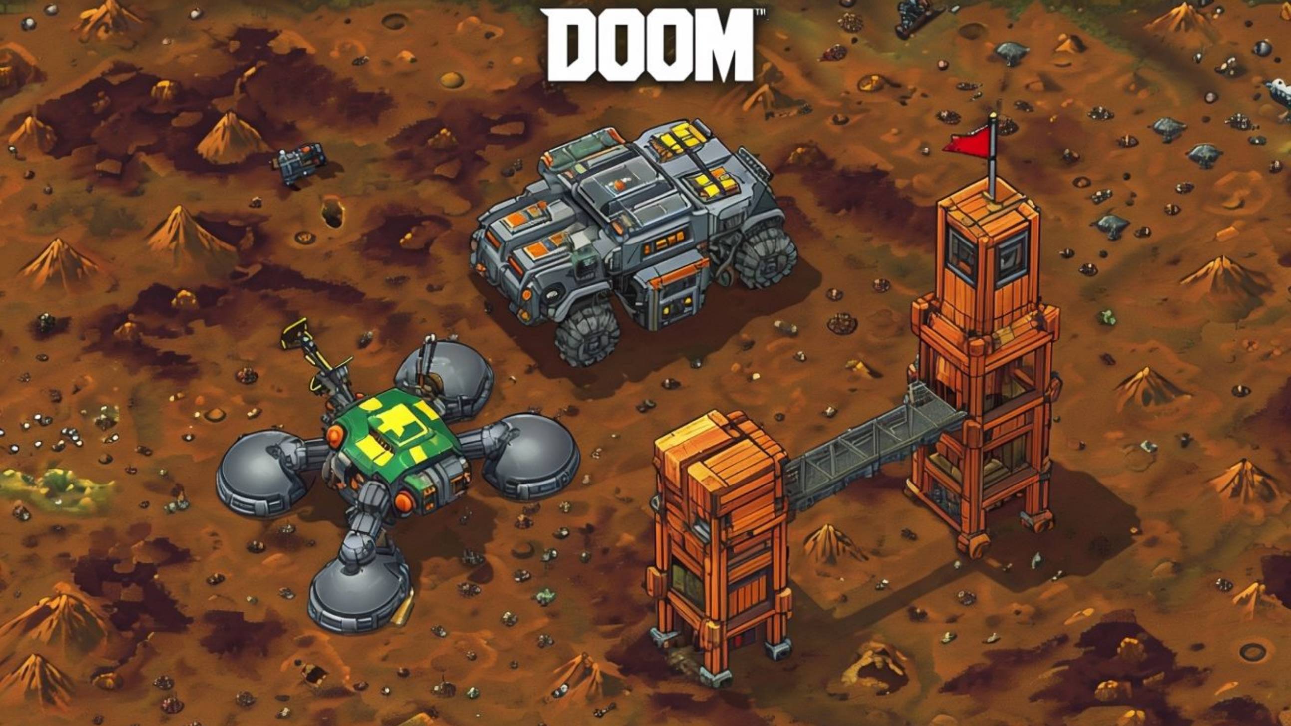 DOOM(1993) №1 Режим "Игросериал" 60к/с - Успешная высадка.