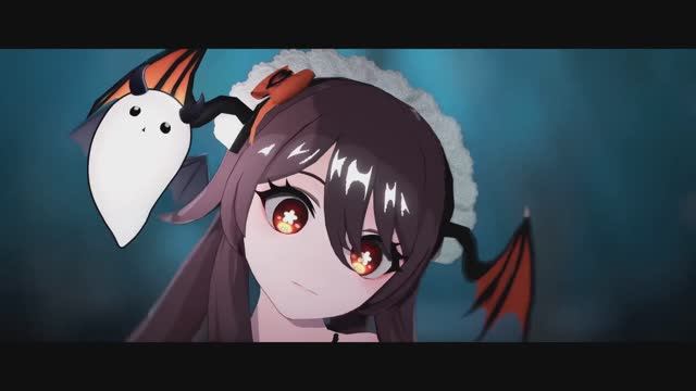 Deamn - Give Me Your Love (Hu Tao Dance) (Genshin Impact) (Short Version) 4K