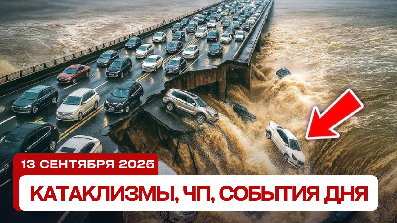 Катаклизмы 13.09.2025: Землетрясение на Камчатке, наводнение в Японии!