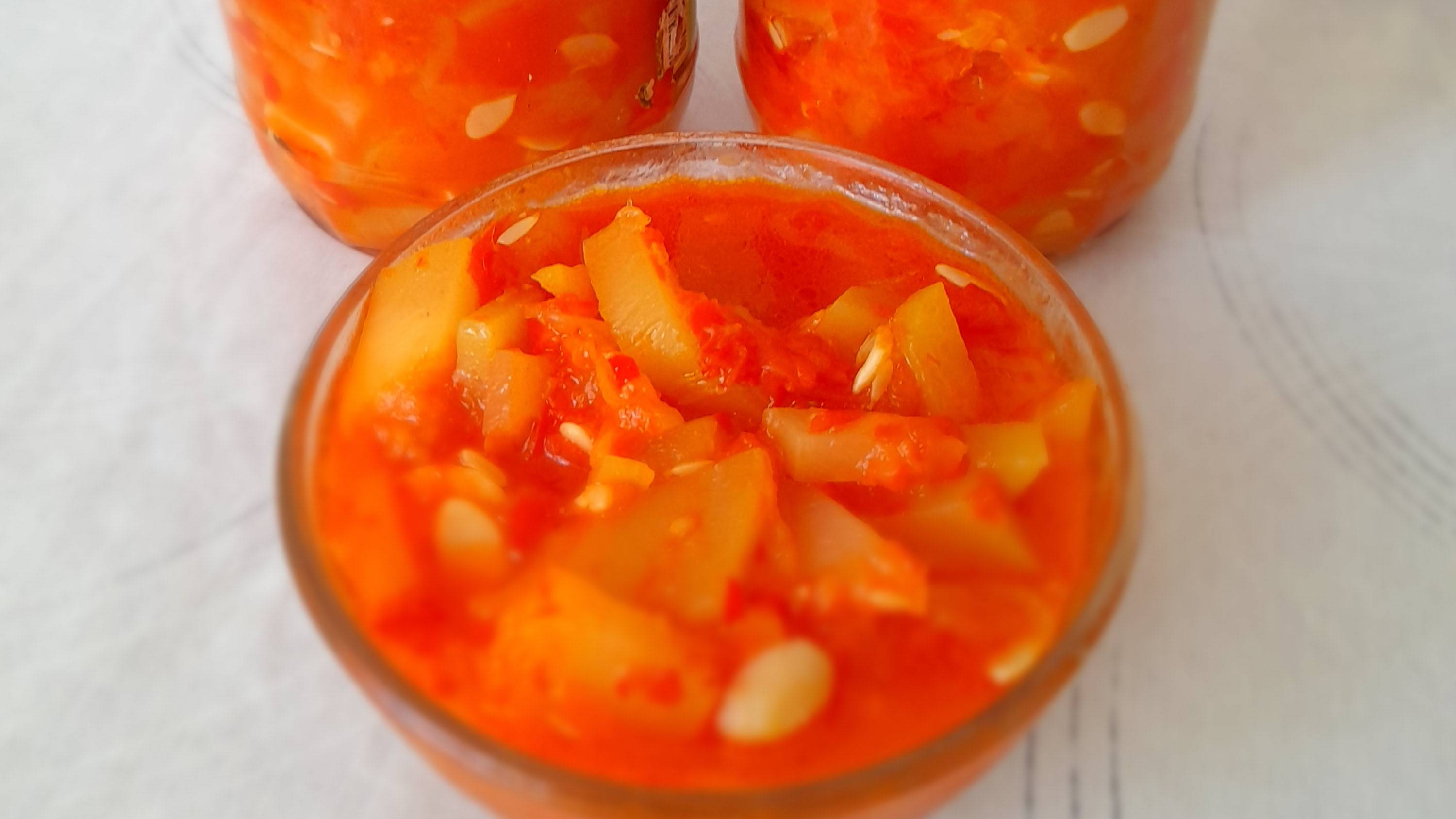 Острые кабачки на зиму