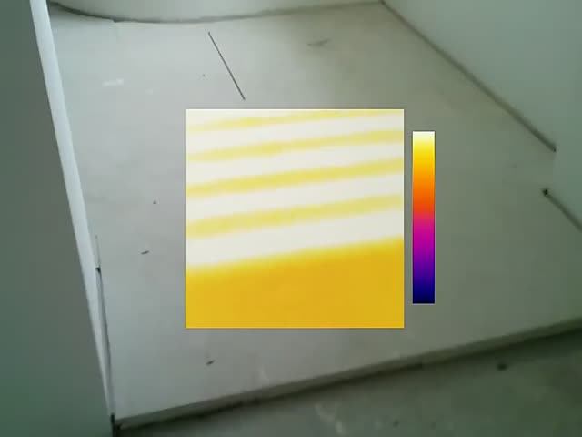 № 40. Фольгированный элемент ГВЛ многоуровневая квартира разогрев съемка через 4 часа