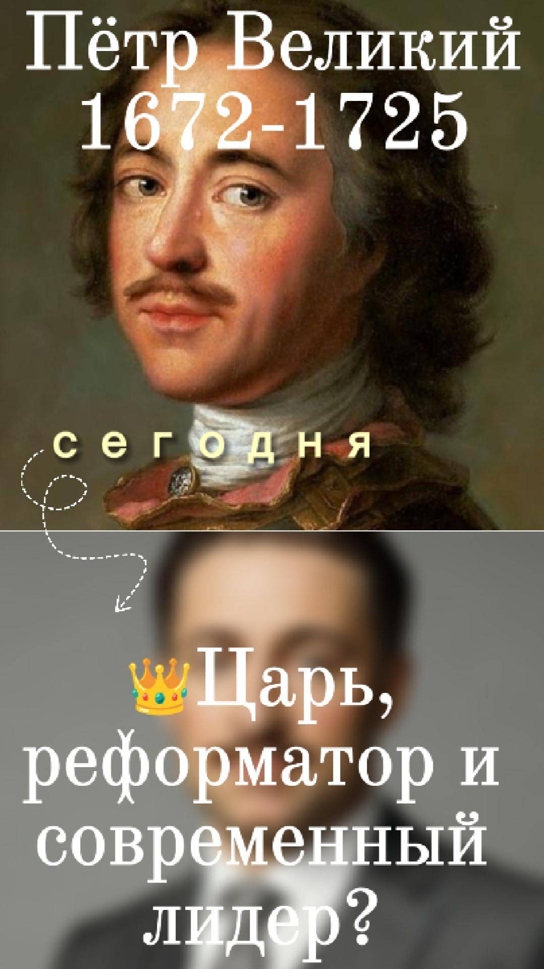 Пётр Великий — тогда и сейчас: ожившая история