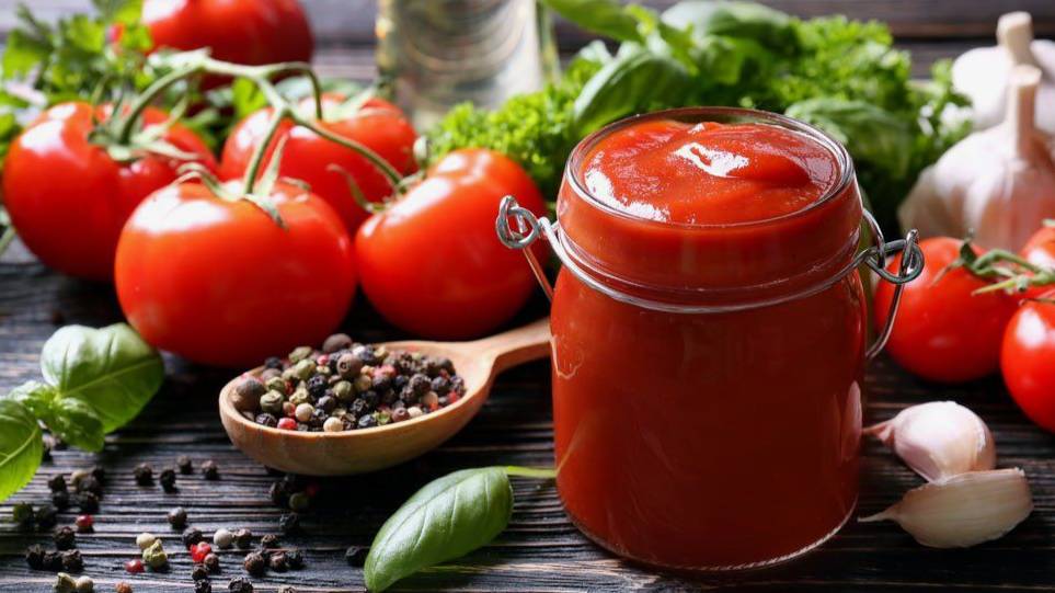 Домашний томатный соус.