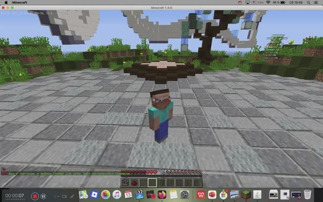 Играю в Skypvp на сервере в майнкрафте!