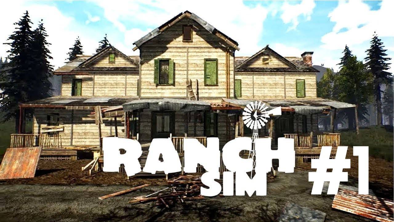 Уехал на РАНЧО к дедушке - Ranch Simulator #1