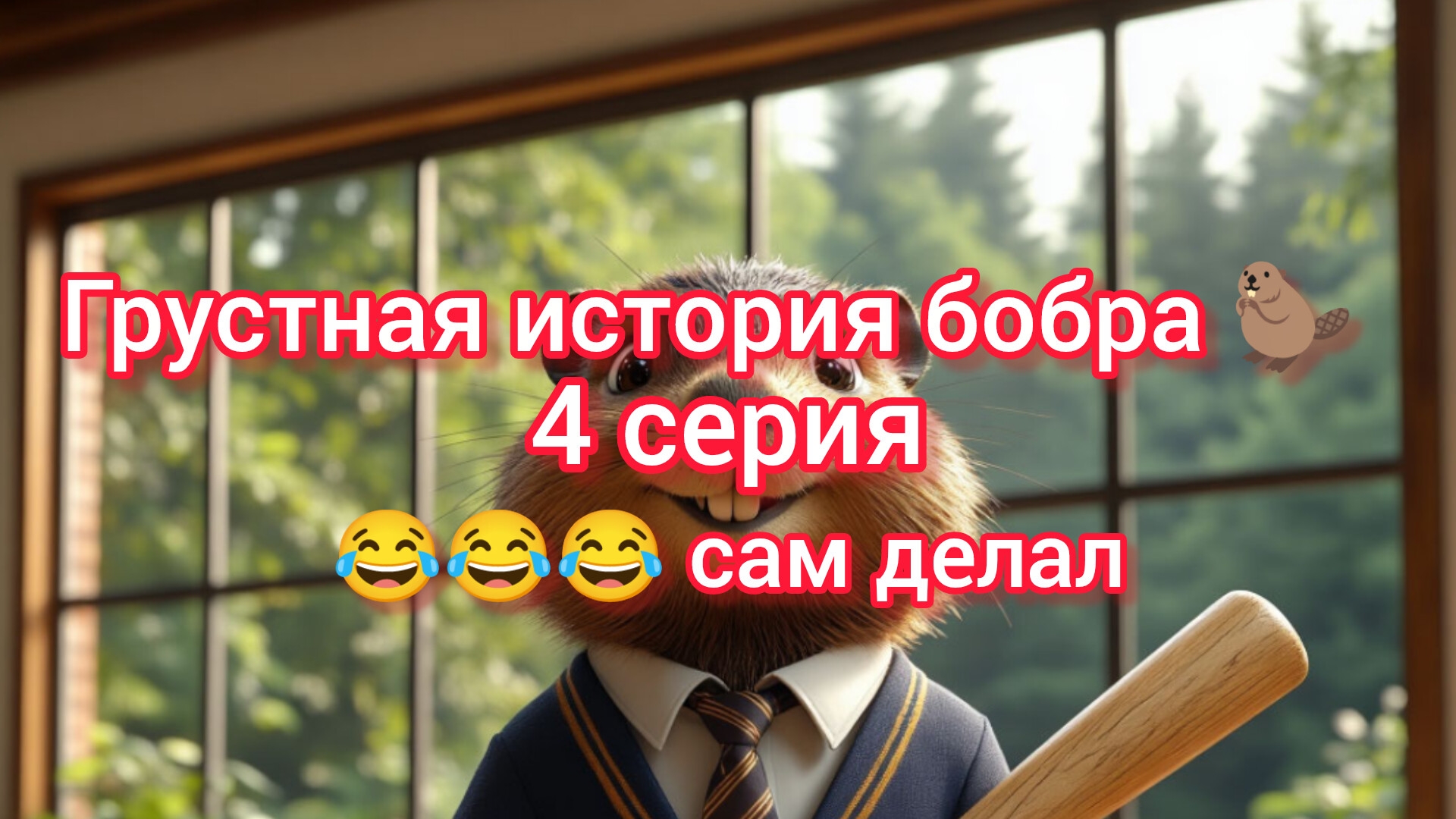 грустная история бобра 4 серия 😂😂😂 сам делал