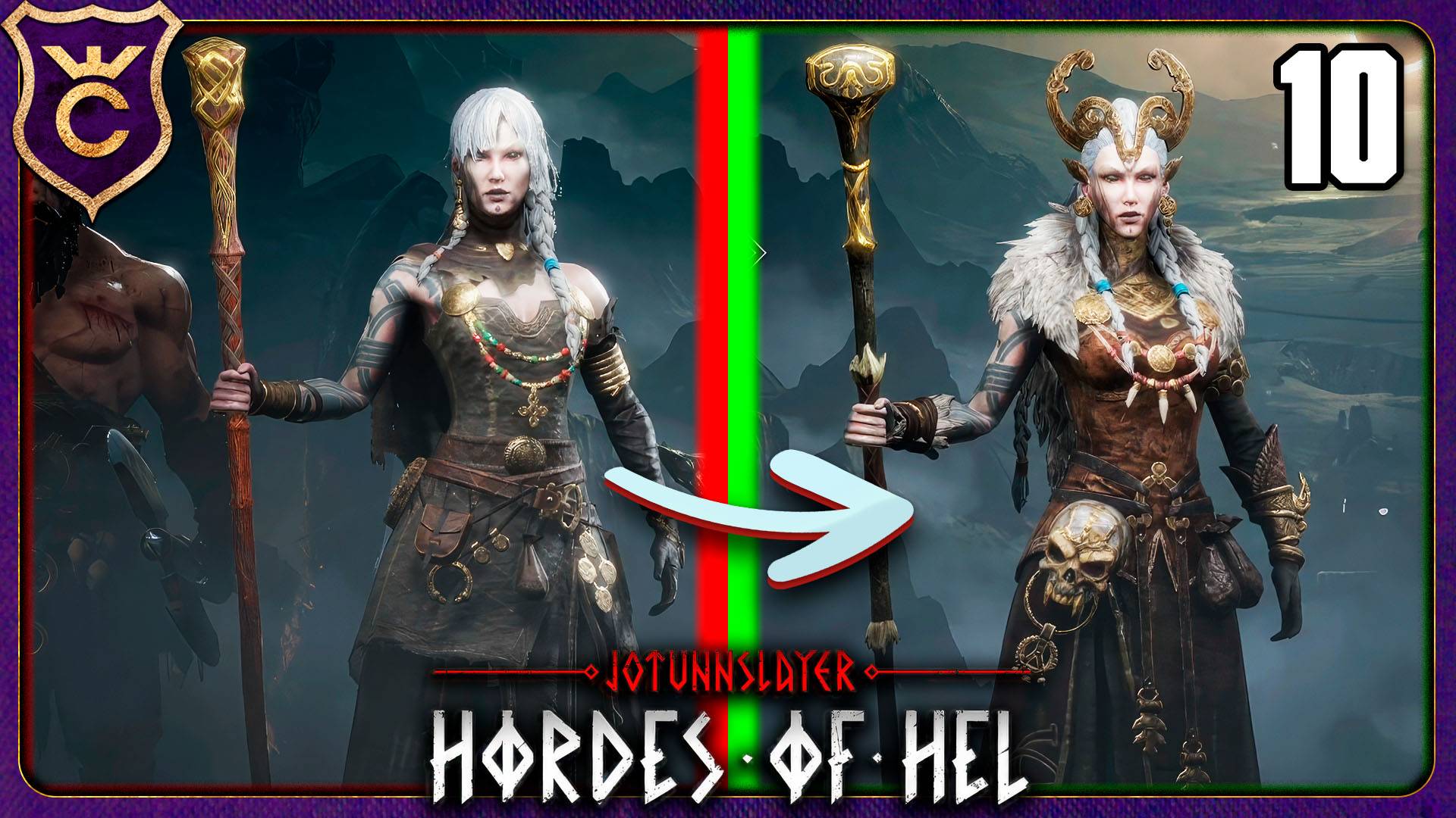 БЕЗУМНЫЙ СКИН НА ПРОВИДИЦУ! 10 Jotunnslayer Hordes of Hel