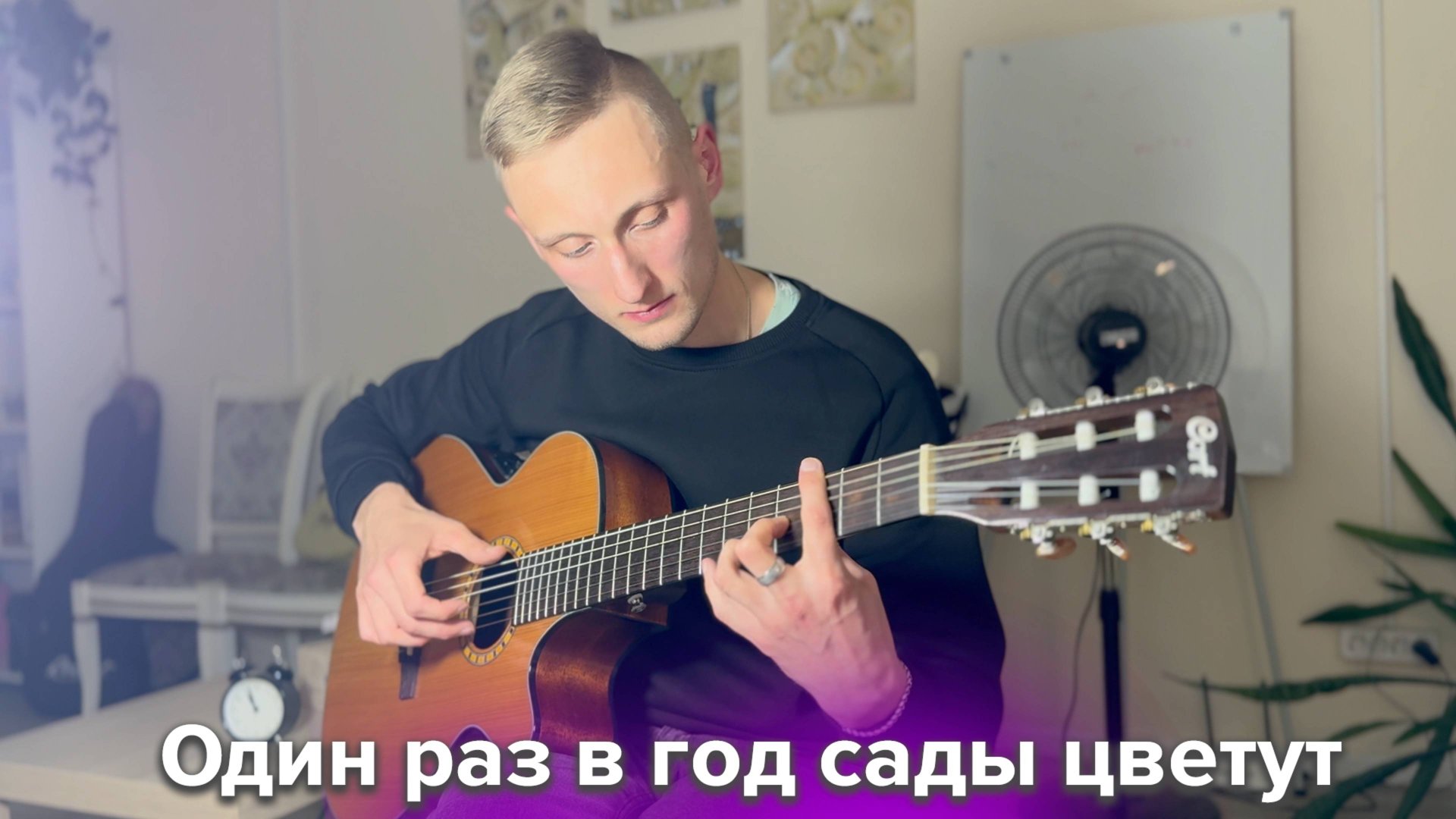 Анна Герман - Один раз в год сады цветут на гитаре 💔 исполняет Максим Стерхов