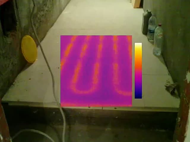 № 33. Фольгированный элемент ГВЛ многоуровневая квартира разогрев съемка через 1 час