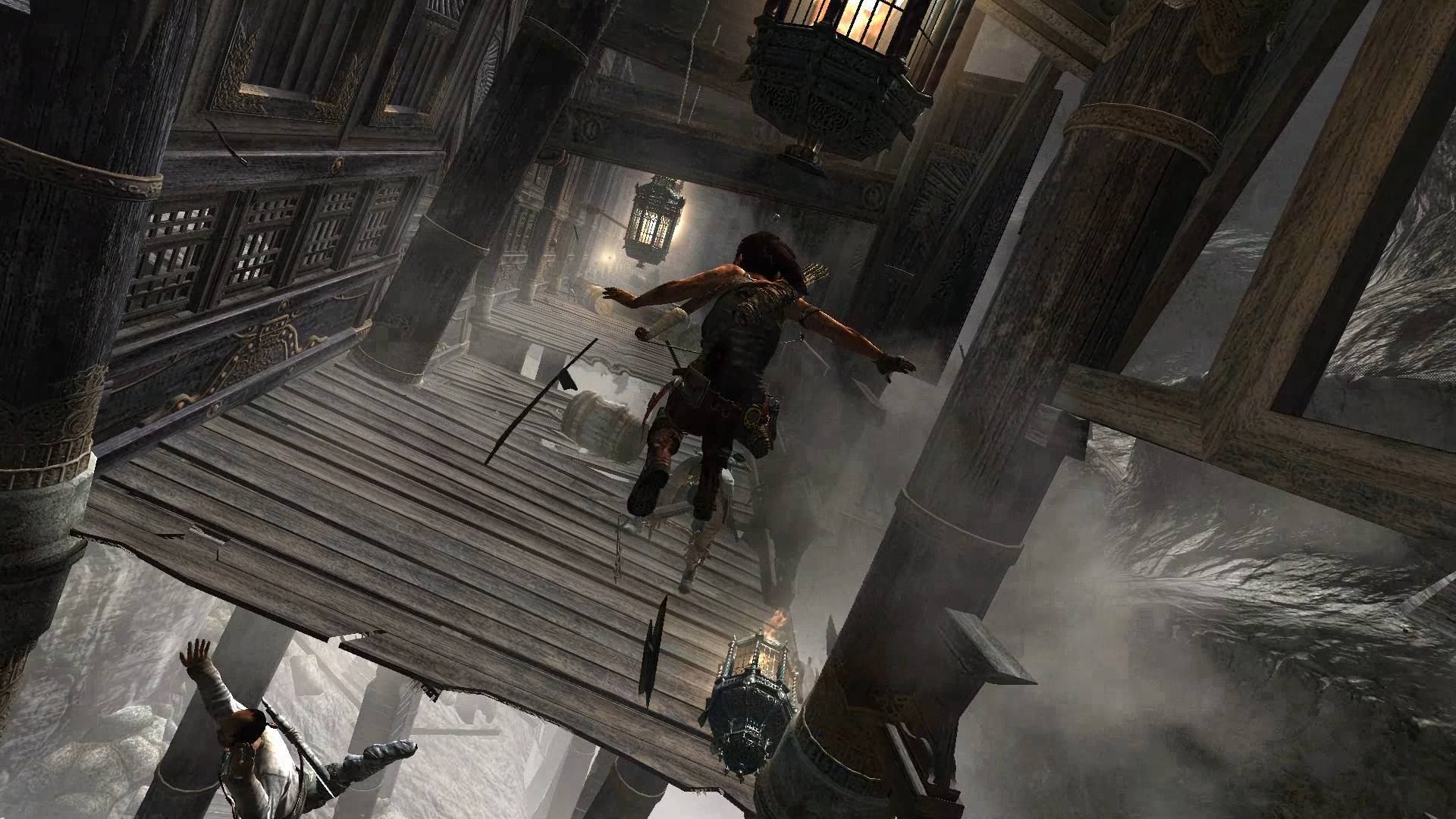 Прохождение игры Tomb Raider (2013) серия8#Спасаем Семи#Дорого К Убежищу Братства