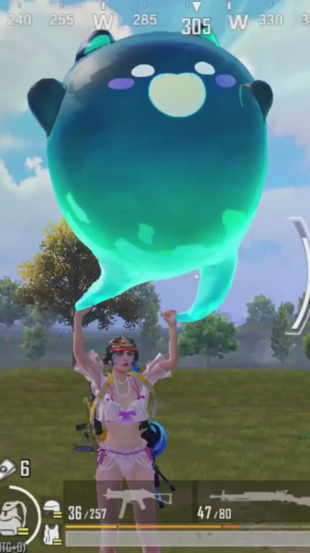 Летаю на шарике @YTCuatro PUBG Mobile #pubg