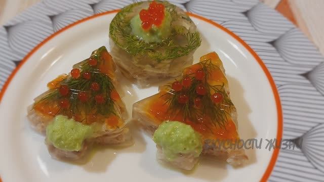 Заливное из голов рыбы - можно даже на праздничный стол