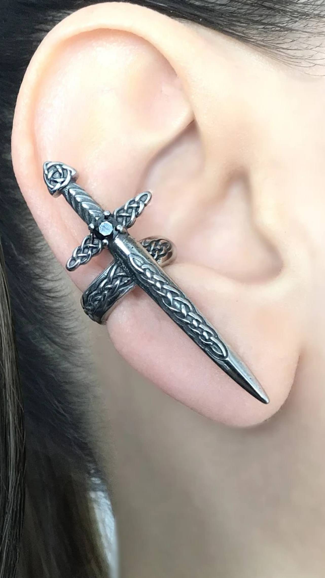 Кафф без прокола "Итальянский меч" от StarfallShop