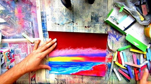 Прилив надвигается  художник Александр Алёнин Тихон