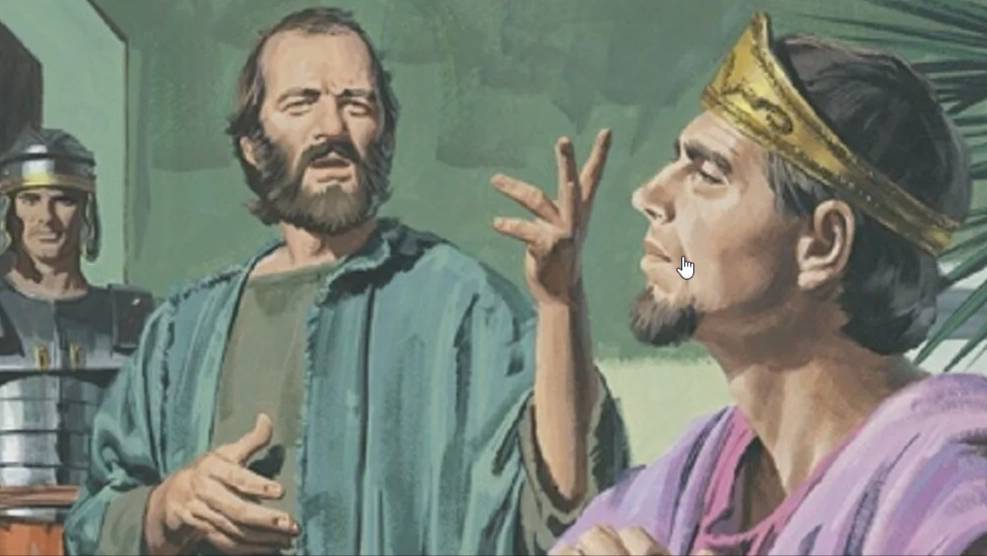 Павел перед царём Агриппой ((Деян 25:13-27) Субботняя школа 13.09.2025)