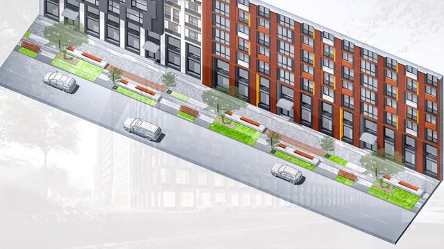 Nagatino, project «Line» for the competition «The Image of Renovation»